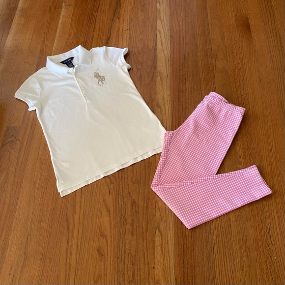 Ralph Lauren | Matching Sets | Ralph Lauren Beaded Logo Pique Polo ...